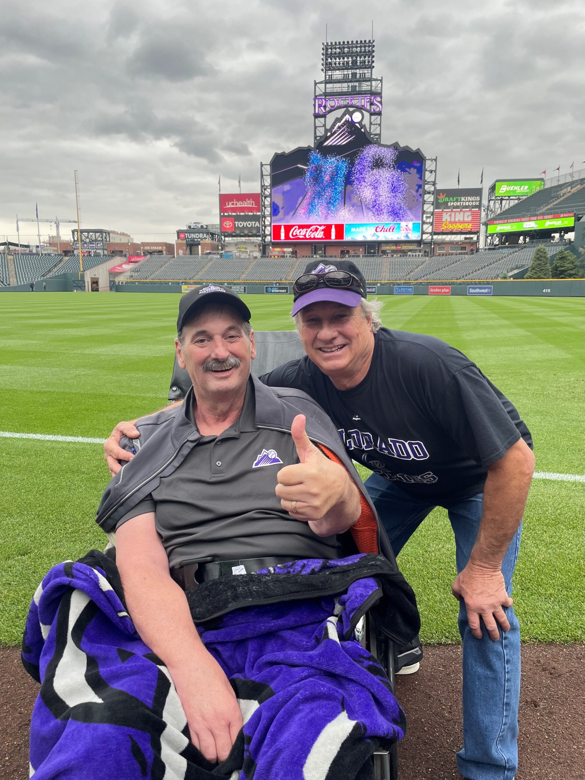 Michael Krause Enjoys a Special Day with the Rockies